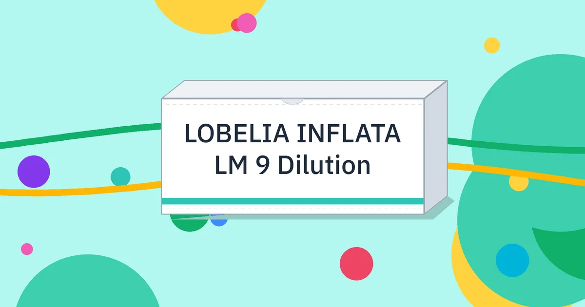 Symbolbild: Packung mit der Aufschrift LOBELIA INFLATA LM 9 Dilution (PZN 13533790) – Verfügbarkeit und Bezug in Apotheken in Frankfurt am Main