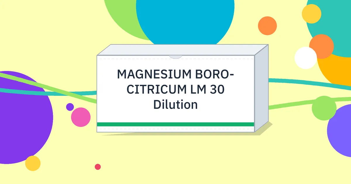 Symbolbild: Packung mit der Aufschrift MAGNESIUM BORO-CITRICUM LM 30 Dilution (PZN 12936787) – Verfügbarkeit und Bezug in Apotheken in Frankfurt am Main