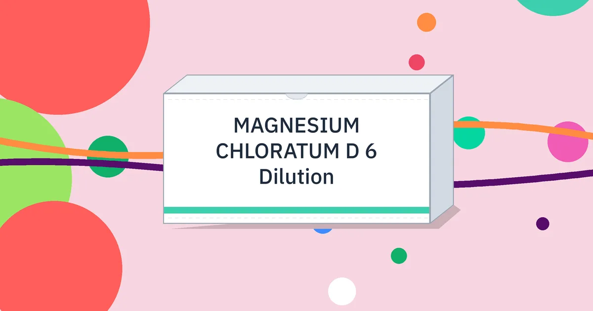 Symbolbild: Packung mit der Aufschrift MAGNESIUM CHLORATUM D 6 Dilution (PZN 02806598) – Verfügbarkeit und Bezug in Apotheken in Frankfurt am Main