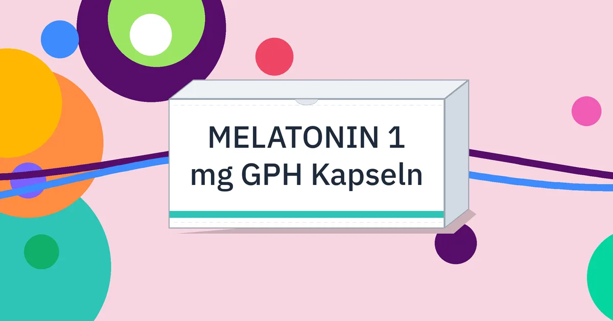 Symbolbild: Packung mit der Aufschrift MELATONIN 1 mg GPH Kapseln (PZN 11238992) – Verfügbarkeit und Bezug in Apotheken in Frankfurt am Main