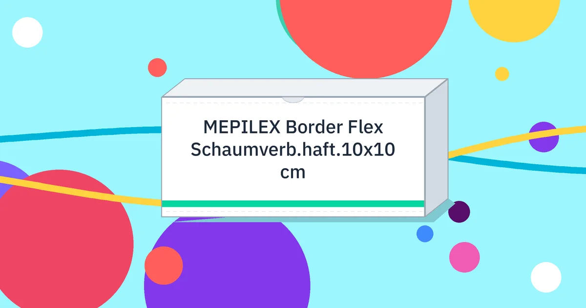 Symbolbild: Packung mit der Aufschrift MEPILEX Border Flex Schaumverb.haft.10x10 cm (PZN 16238471) – Verfügbarkeit und Bezug in Apotheken in Frankfurt am Main