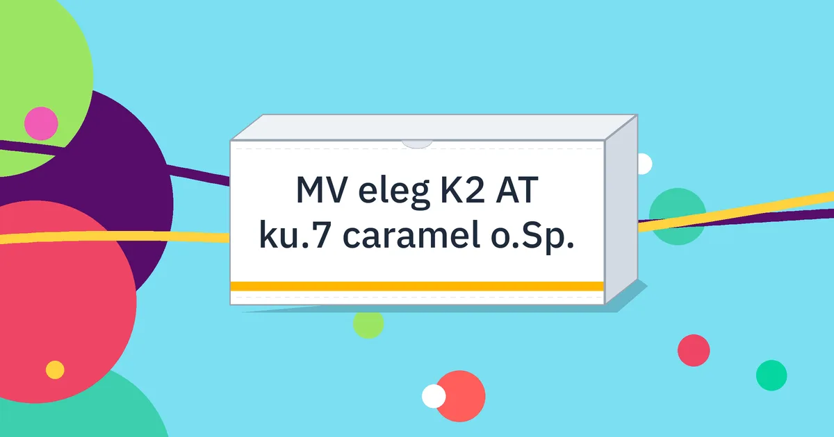 Symbolbild: Packung mit der Aufschrift MV eleg K2 AT ku.7 caramel o.Sp. (PZN 00529947) – Verfügbarkeit und Bezug in Apotheken in Frankfurt am Main