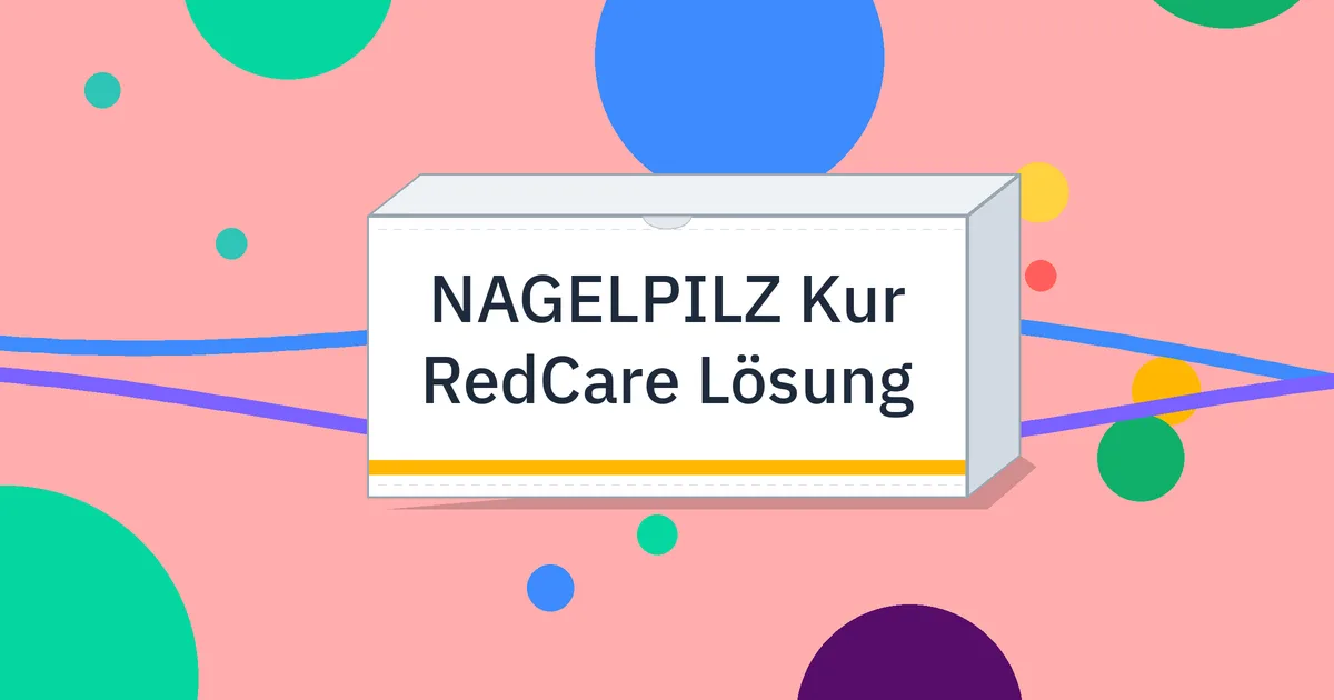 Symbolbild: Packung mit der Aufschrift NAGELPILZ Kur RedCare Lösung (PZN 17422202) – Verfügbarkeit und Bezug in Apotheken in Frankfurt am Main