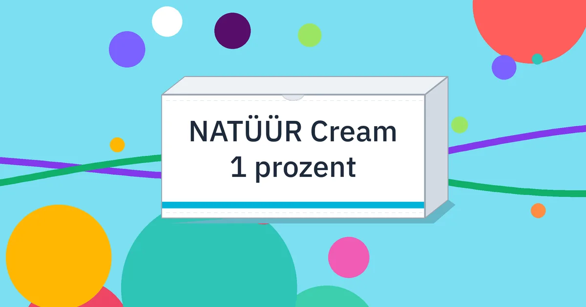 Symbolbild: Packung mit der Aufschrift NATÜÜR Cream 1 prozent (PZN 19860509) – Verfügbarkeit und Bezug in Apotheken in Frankfurt am Main
