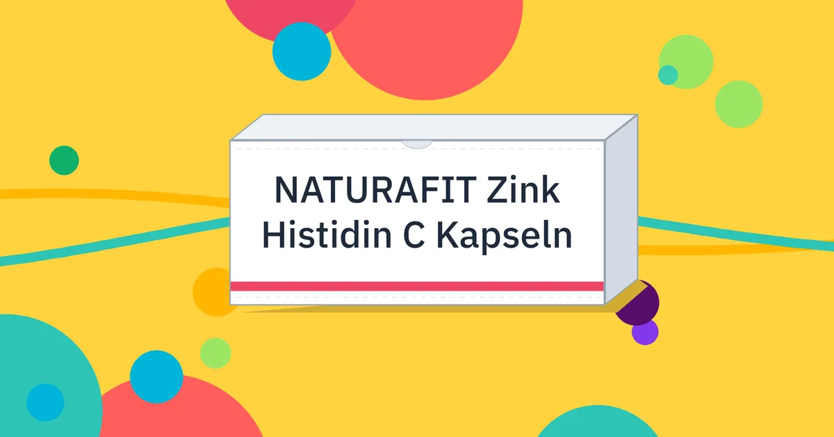 Symbolbild: Packung mit der Aufschrift NATURAFIT Zink Histidin C Kapseln (PZN 00541931) – Verfügbarkeit und Bezug in Apotheken in Frankfurt am Main