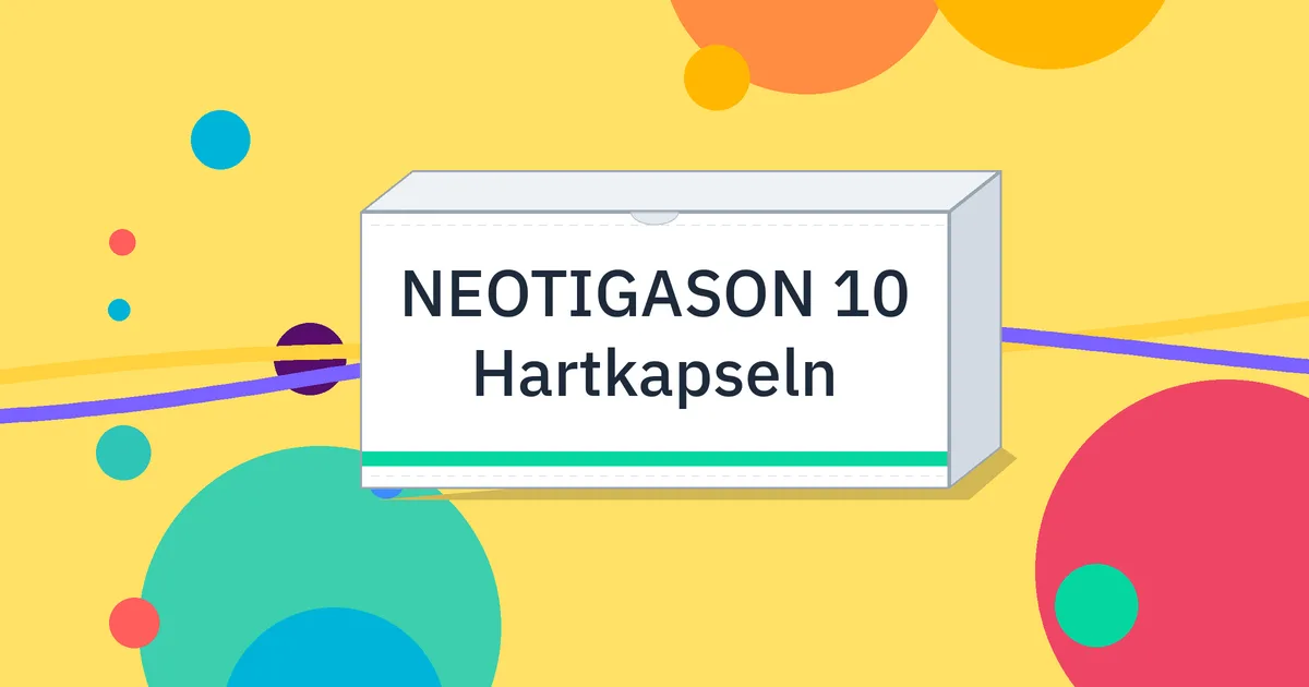 Symbolbild: Packung mit der Aufschrift NEOTIGASON 10 Hartkapseln (PZN 00227005) – Verfügbarkeit und Bezug in Apotheken in Frankfurt am Main