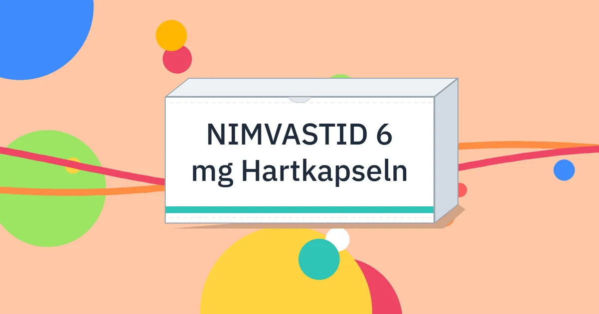 Symbolbild: Packung mit der Aufschrift NIMVASTID 6 mg Hartkapseln (PZN 09739729) – Verfügbarkeit und Bezug in Apotheken in Frankfurt am Main