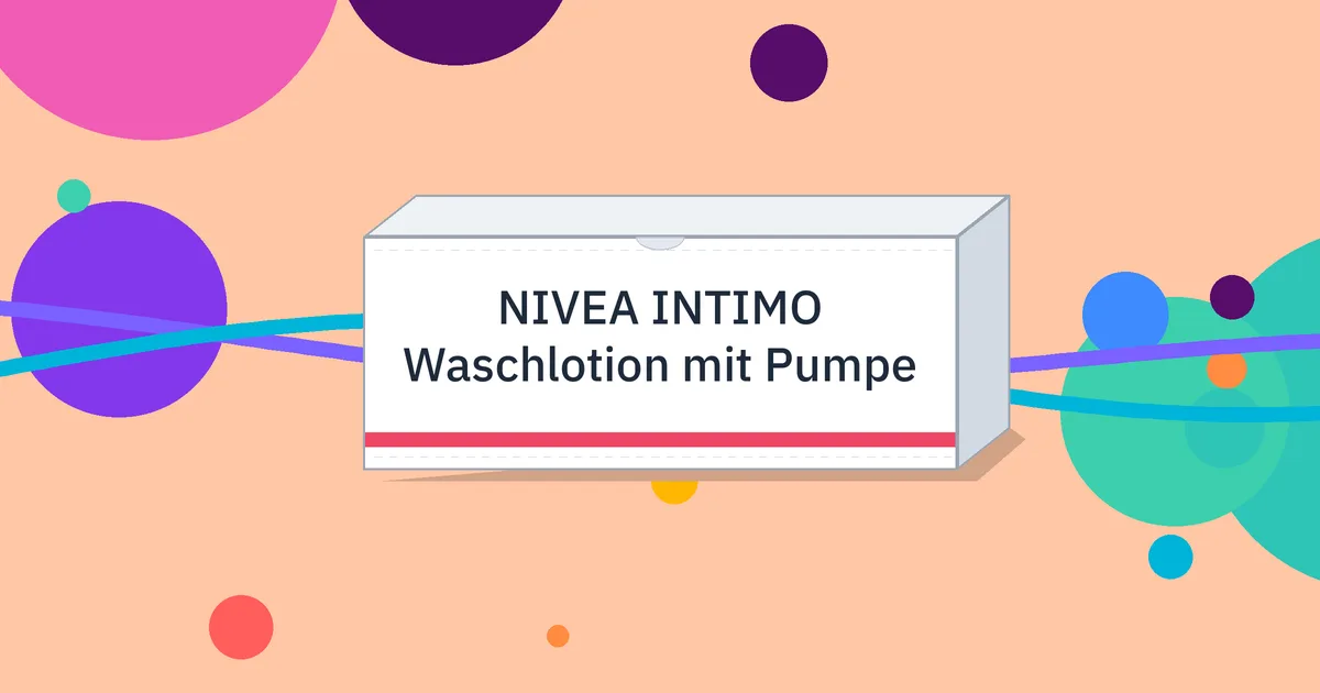 Symbolbild: Packung mit der Aufschrift NIVEA INTIMO Waschlotion mit Pumpe (PZN 11325745) – Verfügbarkeit und Bezug in Apotheken in Frankfurt am Main