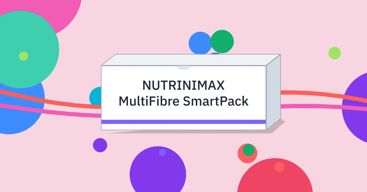Symbolbild: Packung mit der Aufschrift NUTRINIMAX MultiFibre SmartPack (PZN 16747190) – Verfügbarkeit und Bezug in Apotheken in Frankfurt am Main