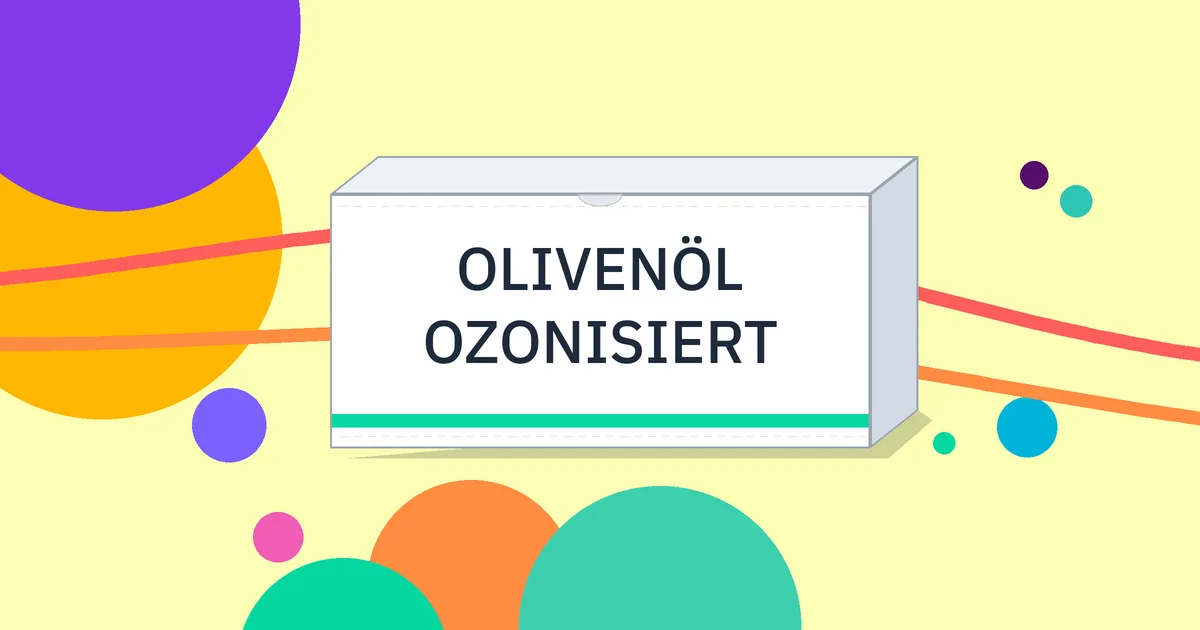 Symbolbild: Packung mit der Aufschrift OLIVENÖL OZONISIERT (PZN 02223371) – Verfügbarkeit und Bezug in Apotheken in Frankfurt am Main