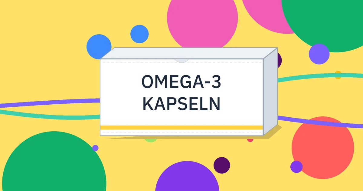 Symbolbild: Packung mit der Aufschrift OMEGA-3 KAPSELN (PZN 19302459) – Verfügbarkeit und Bezug in Apotheken in Frankfurt am Main