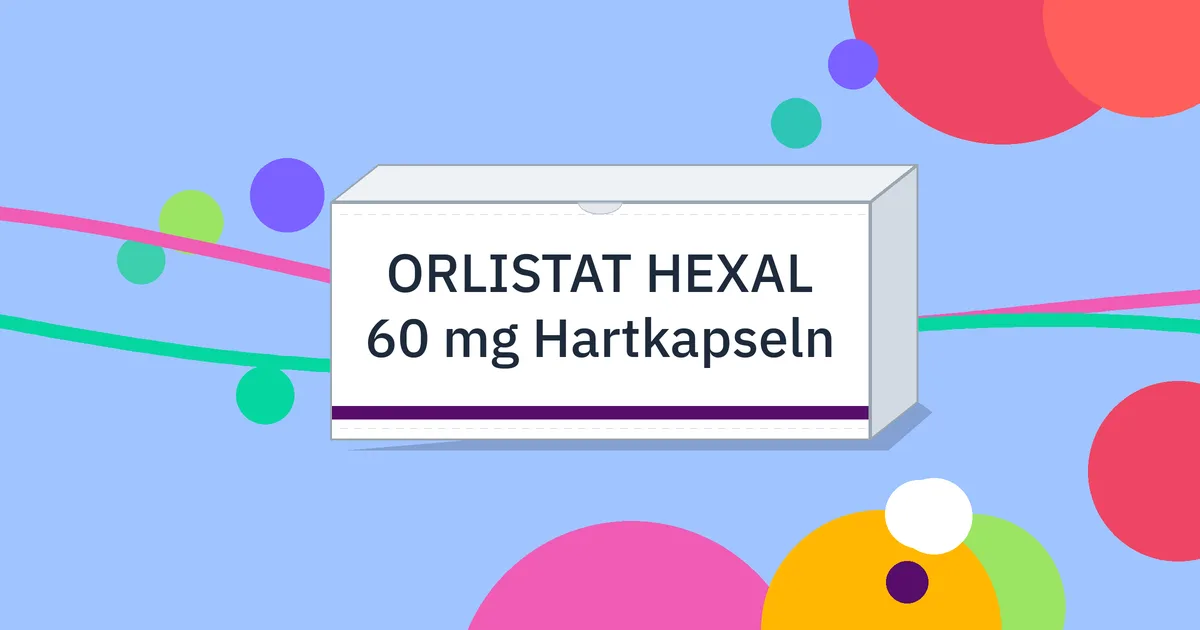 Symbolbild: Packung mit der Aufschrift ORLISTAT HEXAL 60 mg Hartkapseln (PZN 11219049) – Verfügbarkeit und Bezug in Apotheken in Frankfurt am Main