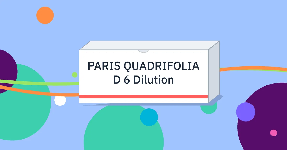 Symbolbild: Packung mit der Aufschrift PARIS QUADRIFOLIA D 6 Dilution (PZN 07176570) – Verfügbarkeit und Bezug in Apotheken in Frankfurt am Main