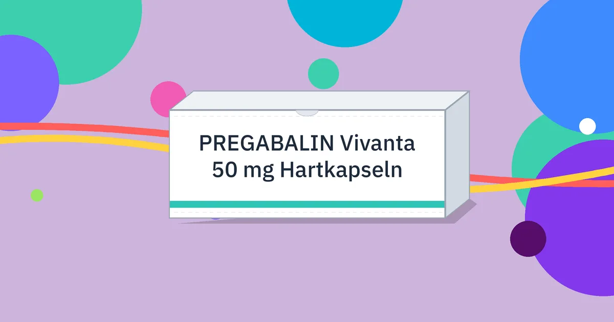 Symbolbild: Packung mit der Aufschrift PREGABALIN Vivanta 50 mg Hartkapseln (PZN 16663518) – Verfügbarkeit und Bezug in Apotheken in Frankfurt am Main