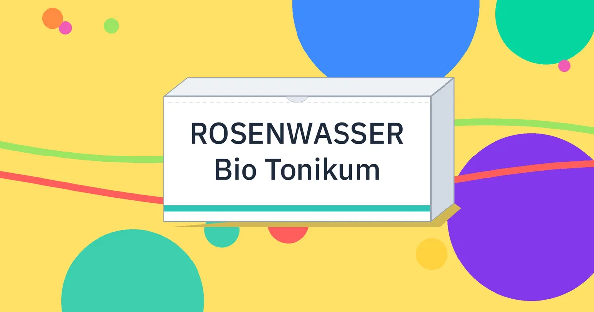 Symbolbild: Packung mit der Aufschrift ROSENWASSER Bio Tonikum (PZN 10131915) – Verfügbarkeit und Bezug in Apotheken in Frankfurt am Main