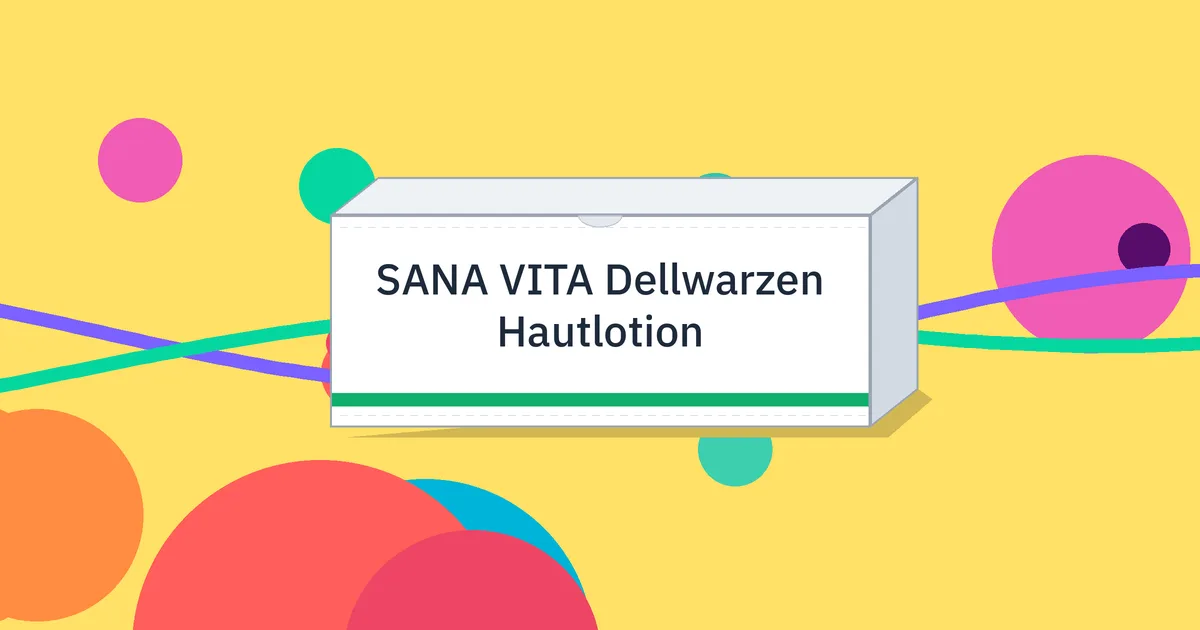 Symbolbild: Packung mit der Aufschrift SANA VITA Dellwarzen Hautlotion (PZN 20410763) – Verfügbarkeit und Bezug in Apotheken in Frankfurt am Main