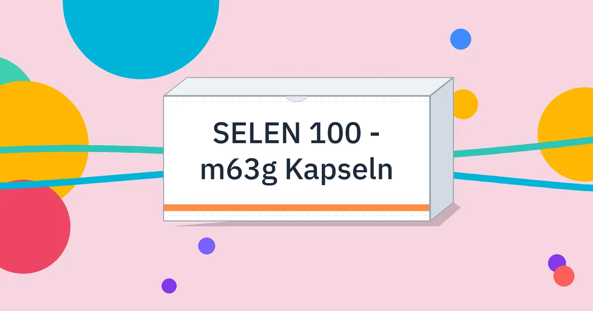 Symbolbild: Packung mit der Aufschrift SELEN 100 -m63g Kapseln (PZN 17192788) – Verfügbarkeit und Bezug in Apotheken in Frankfurt am Main