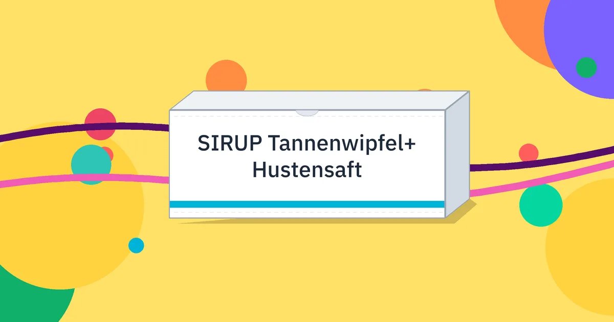 Symbolbild: Packung mit der Aufschrift SIRUP Tannenwipfel+ Hustensaft (PZN 17427168) – Verfügbarkeit und Bezug in Apotheken in Frankfurt am Main