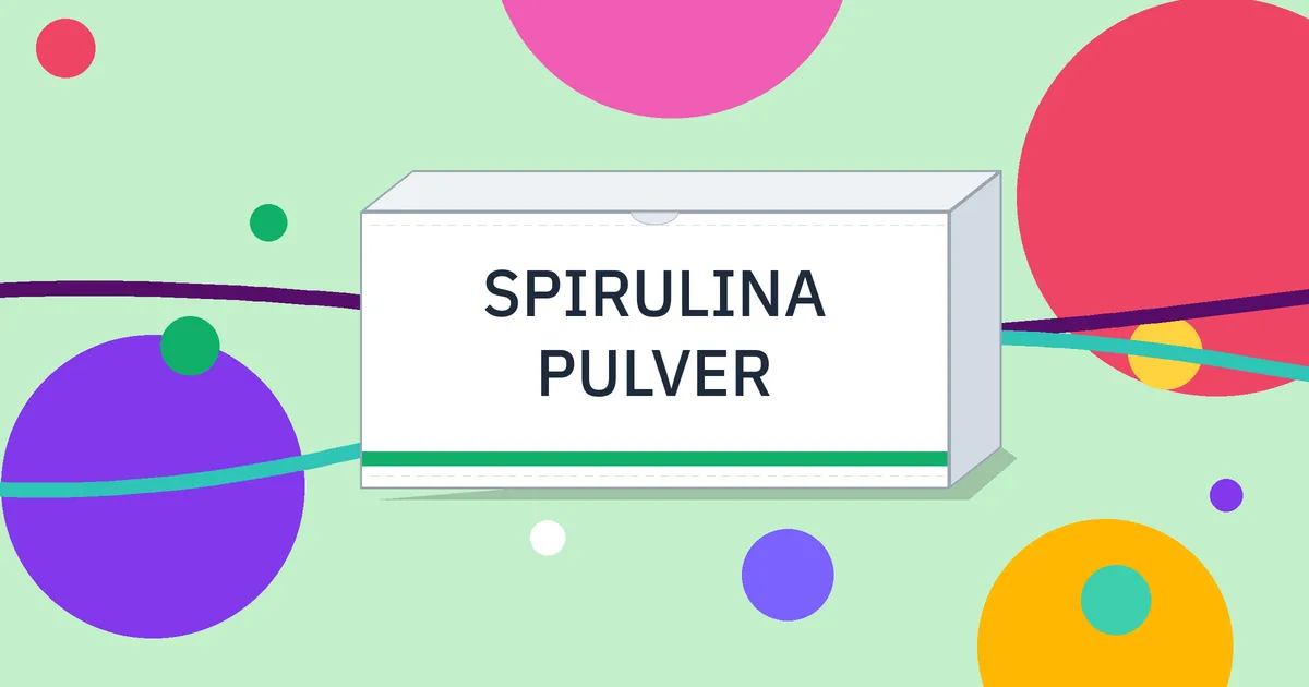 Symbolbild: Packung mit der Aufschrift SPIRULINA PULVER (PZN 01441002) – Verfügbarkeit und Bezug in Apotheken in Frankfurt am Main