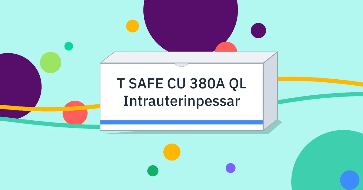 Symbolbild: Packung mit der Aufschrift T SAFE CU 380A QL Intrauterinpessar (PZN 06785893) – Verfügbarkeit und Bezug in Apotheken in Frankfurt am Main