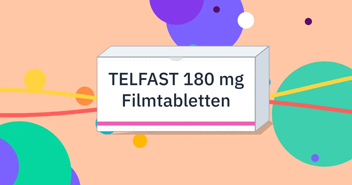 Symbolbild: Packung mit der Aufschrift TELFAST 180 mg Filmtabletten (PZN 05126585) – Verfügbarkeit und Bezug in Apotheken in Frankfurt am Main