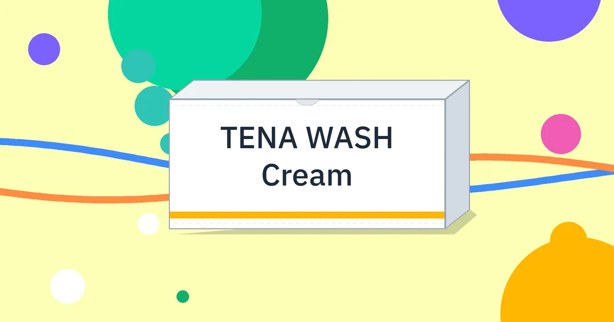 Symbolbild: Packung mit der Aufschrift TENA WASH Cream (PZN 04941892) – Verfügbarkeit und Bezug in Apotheken in Frankfurt am Main