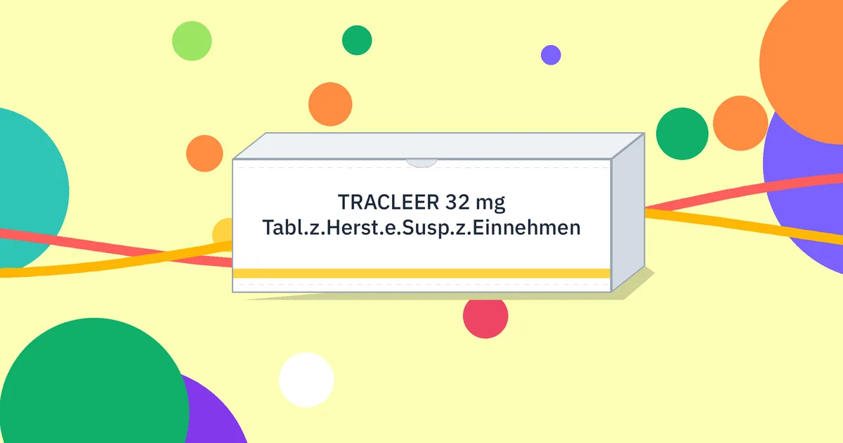 Symbolbild: Packung mit der Aufschrift TRACLEER 32 mg Tabl.z.Herst.e.Susp.z.Einnehmen (PZN 00002513) – Verfügbarkeit und Bezug in Apotheken in Frankfurt am Main