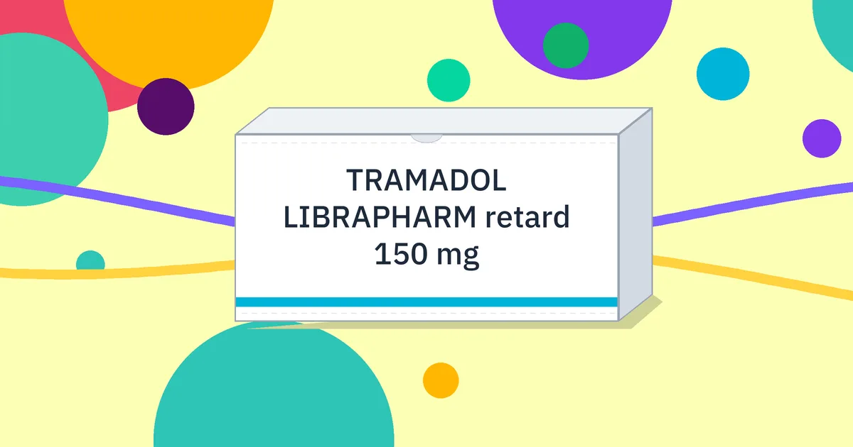 Symbolbild: Packung mit der Aufschrift TRAMADOL LIBRAPHARM retard 150 mg (PZN 06818144) – Verfügbarkeit und Bezug in Apotheken in Frankfurt am Main