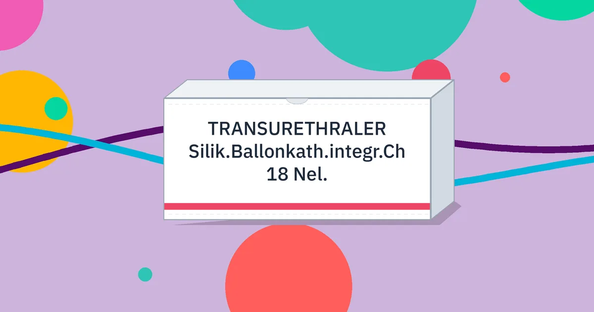 Symbolbild: Packung mit der Aufschrift TRANSURETHRALER Silik.Ballonkath.integr.Ch 18 Nel. (PZN 10981536) – Verfügbarkeit und Bezug in Apotheken in Frankfurt am Main
