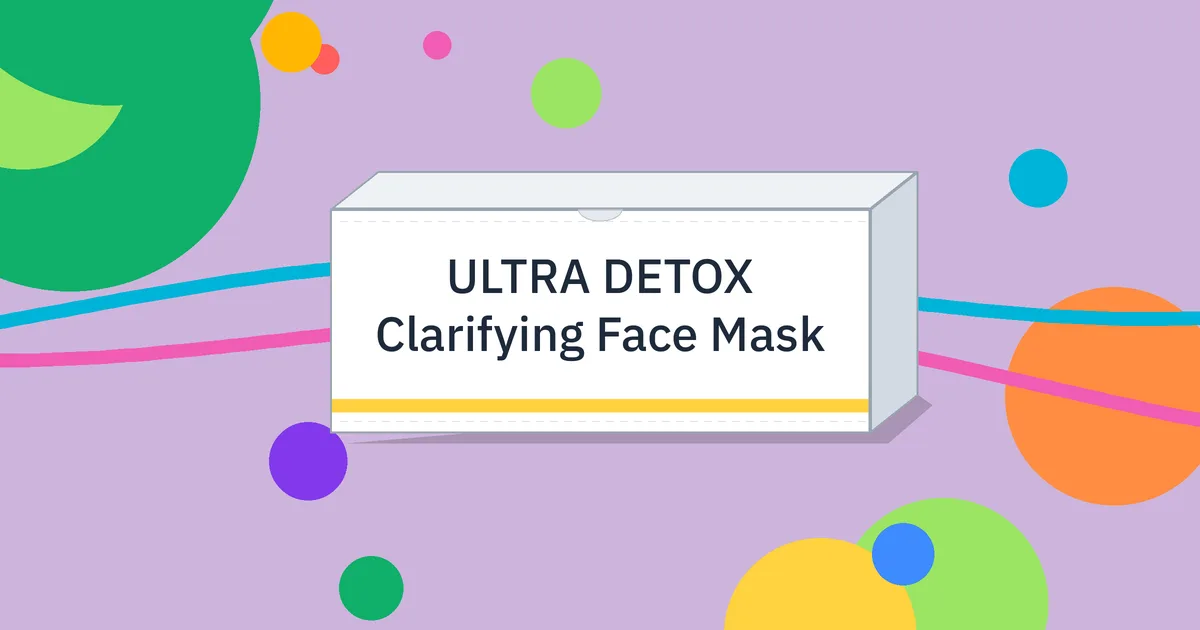 Symbolbild: Packung mit der Aufschrift ULTRA DETOX Clarifying Face Mask (PZN 20053978) – Verfügbarkeit und Bezug in Apotheken in Frankfurt am Main