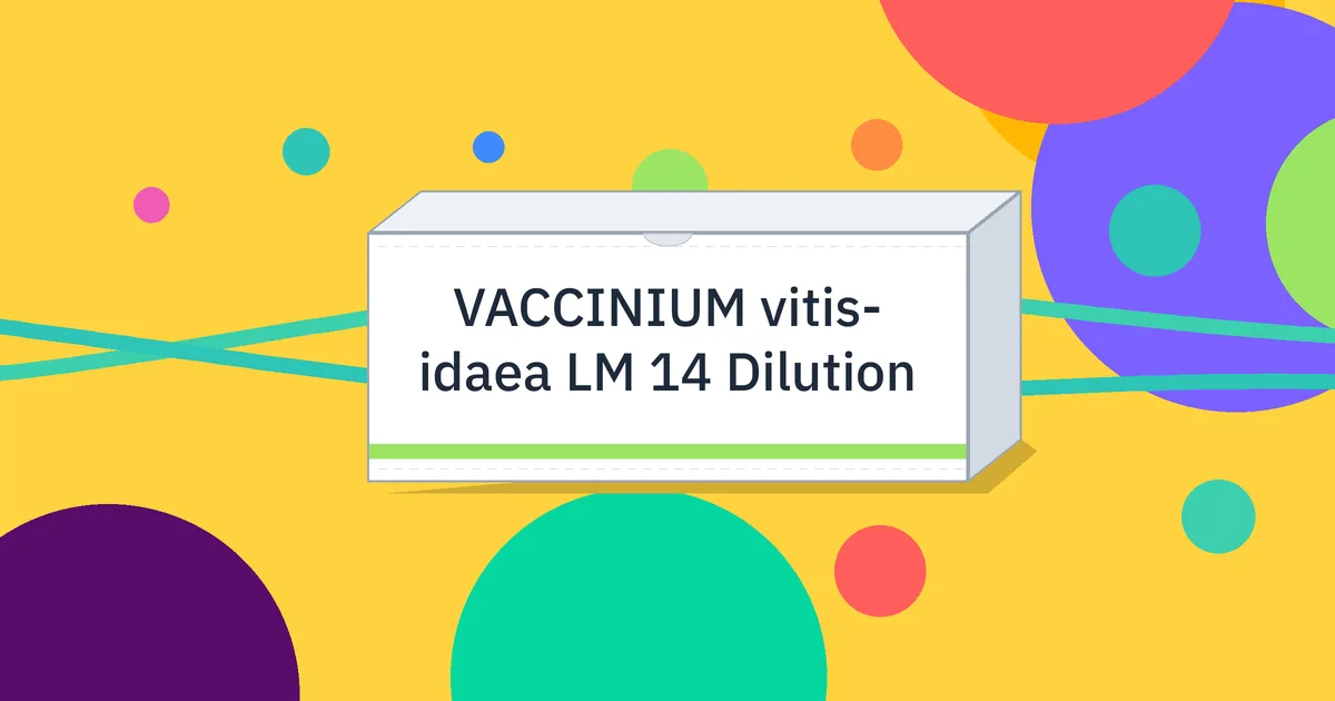 Symbolbild: Packung mit der Aufschrift VACCINIUM vitis-idaea LM 14 Dilution (PZN 13260783) – Verfügbarkeit und Bezug in Apotheken in Frankfurt am Main