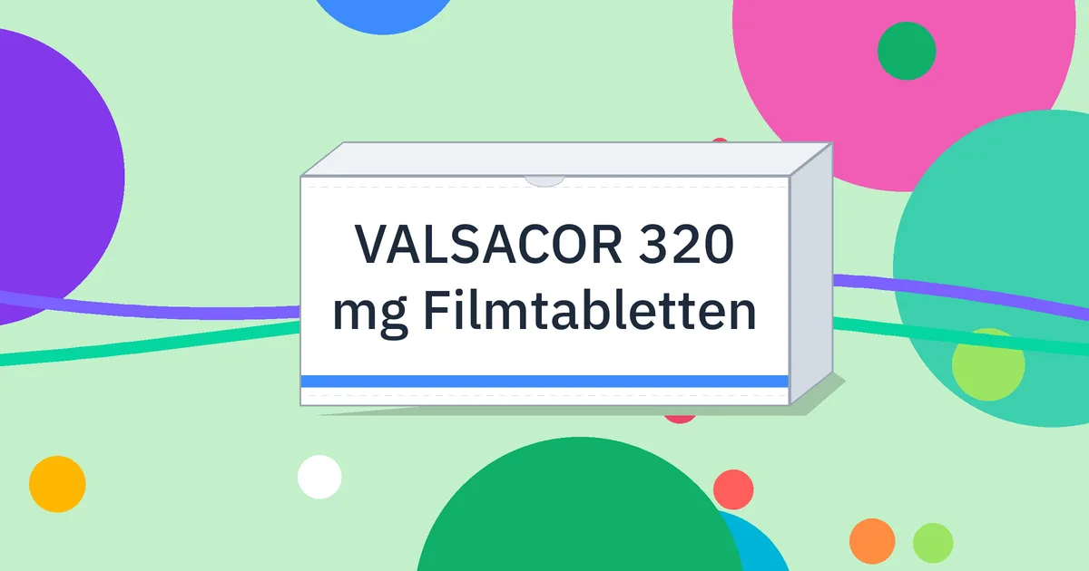 Symbolbild: Packung mit der Aufschrift VALSACOR 320 mg Filmtabletten (PZN 09269689) – Verfügbarkeit und Bezug in Apotheken in Frankfurt am Main