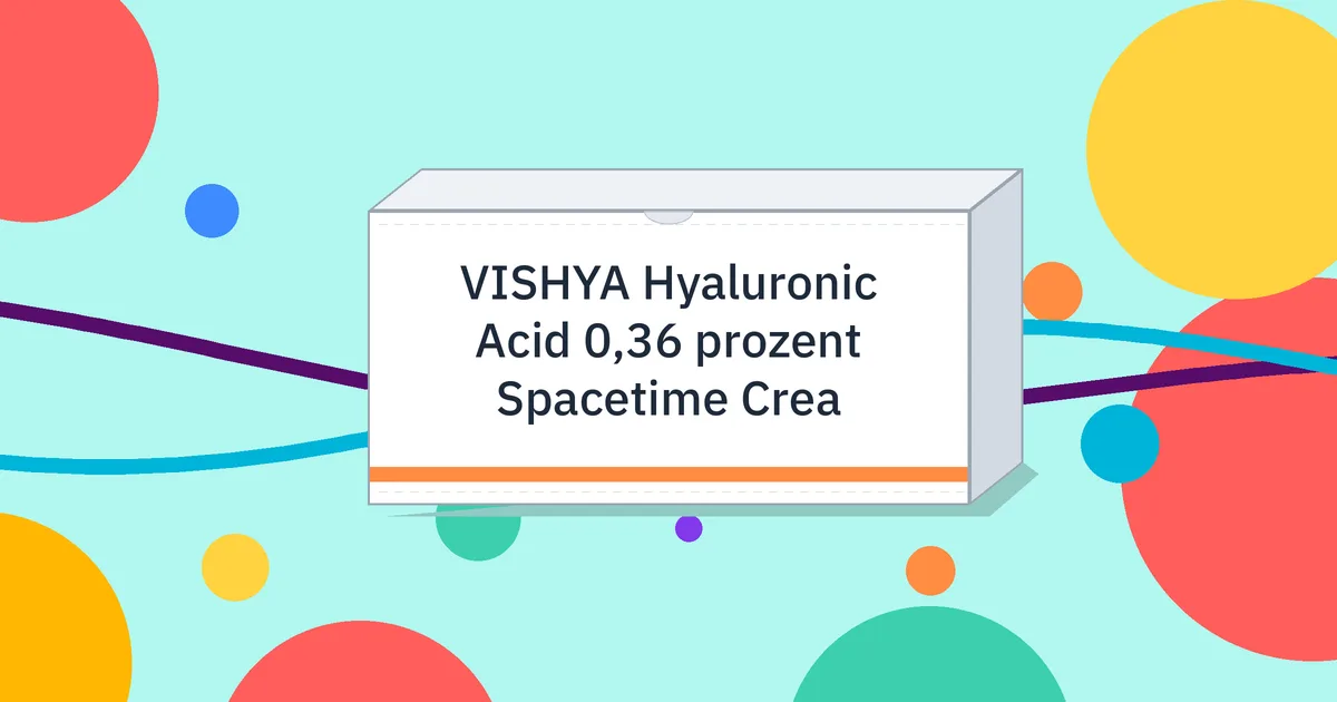 Symbolbild: Packung mit der Aufschrift VISHYA Hyaluronic Acid 0,36 prozent Spacetime Crea (PZN 19202321) – Verfügbarkeit und Bezug in Apotheken in Frankfurt am Main