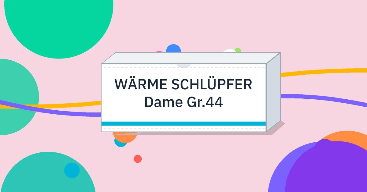 Symbolbild: Packung mit der Aufschrift WÄRME SCHLÜPFER Dame Gr.44 (PZN 02446065) – Verfügbarkeit und Bezug in Apotheken in Frankfurt am Main