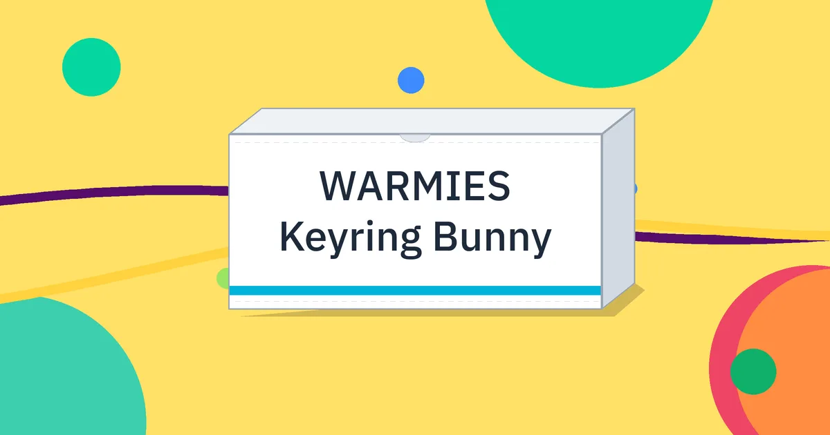 Symbolbild: Packung mit der Aufschrift WARMIES Keyring Bunny (PZN 20185912) – Verfügbarkeit und Bezug in Apotheken in Frankfurt am Main