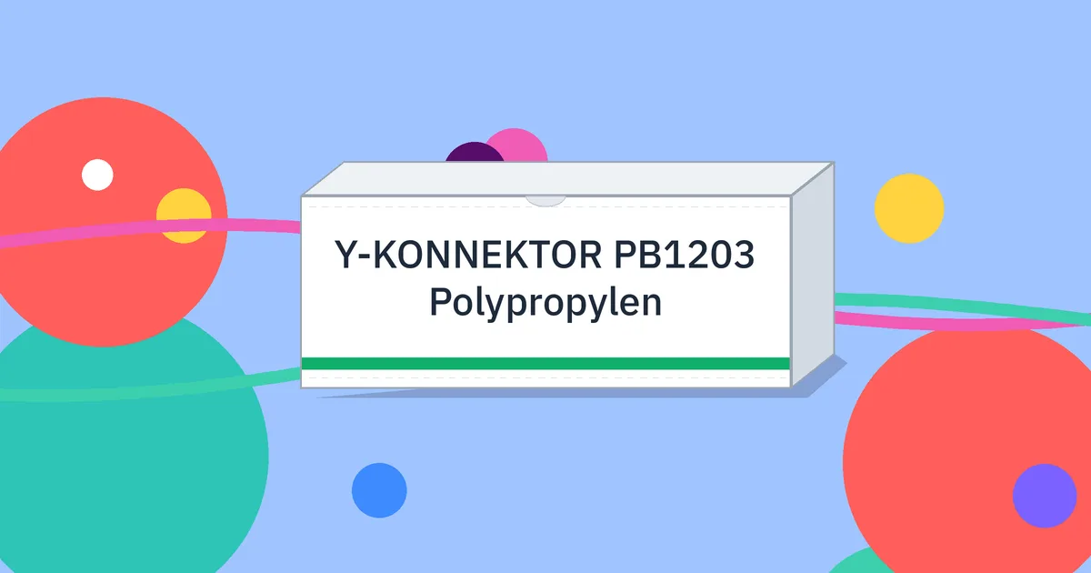 Symbolbild: Packung mit der Aufschrift Y-KONNEKTOR PB1203 Polypropylen (PZN 00503480) – Verfügbarkeit und Bezug in Apotheken in Frankfurt am Main