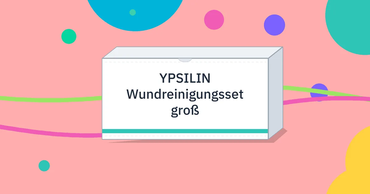 Symbolbild: Packung mit der Aufschrift YPSILIN Wundreinigungsset groß (PZN 20365057) – Verfügbarkeit und Bezug in Apotheken in Frankfurt am Main