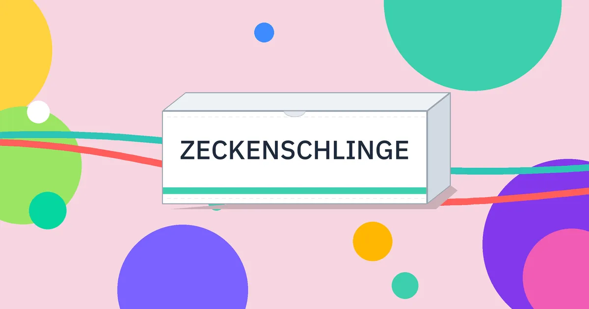 Symbolbild: Packung mit der Aufschrift ZECKENSCHLINGE (PZN 09927112) – Verfügbarkeit und Bezug in Apotheken in Frankfurt am Main