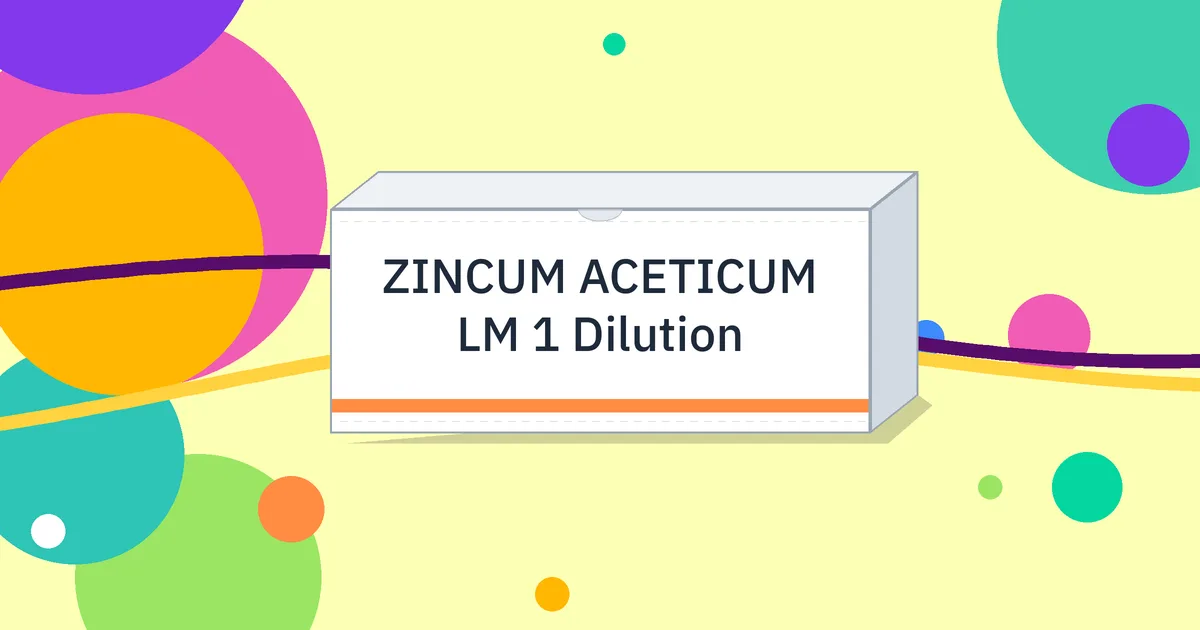 Symbolbild: Packung mit der Aufschrift ZINCUM ACETICUM LM 1 Dilution (PZN 13289321) – Verfügbarkeit und Bezug in Apotheken in Frankfurt am Main