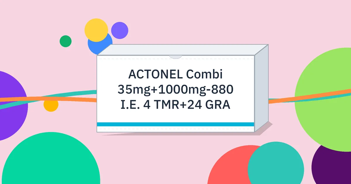 Symbolbild: Packung mit der Aufschrift ACTONEL Combi 35mg+1000mg-880 I.E. 4 TMR+24 GRA (PZN 17963518) – Verfügbarkeit und Bezug in Apotheken in Frankfurt am Main