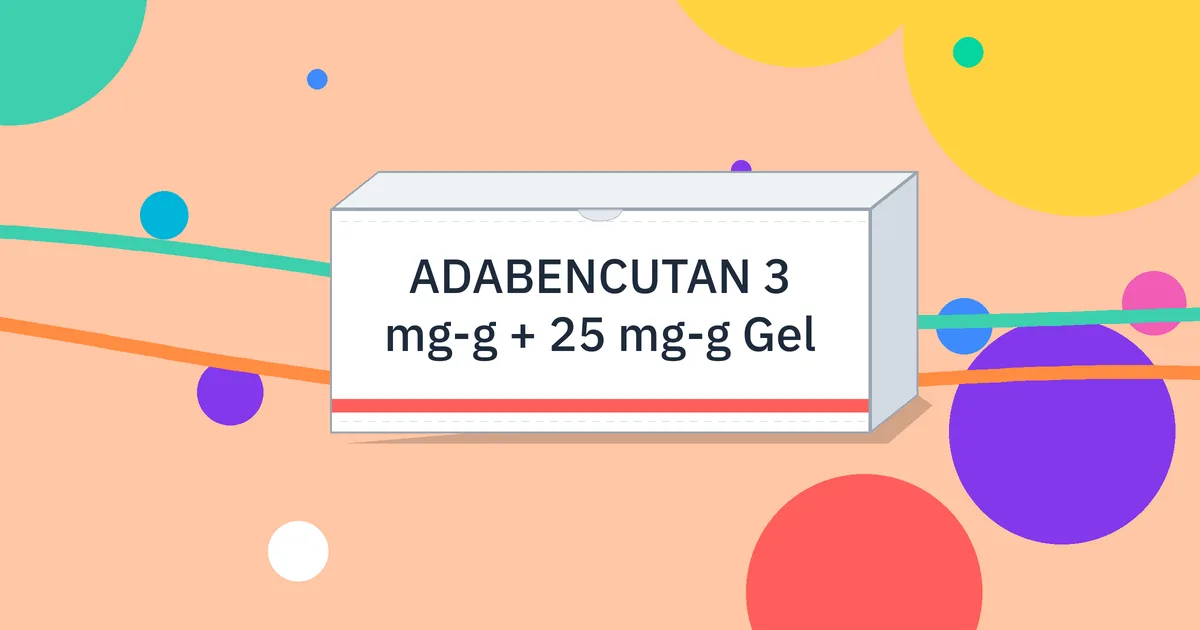 Symbolbild: Packung mit der Aufschrift ADABENCUTAN 3 mg-g + 25 mg-g Gel (PZN 19802297) – Verfügbarkeit und Bezug in Apotheken in Frankfurt am Main