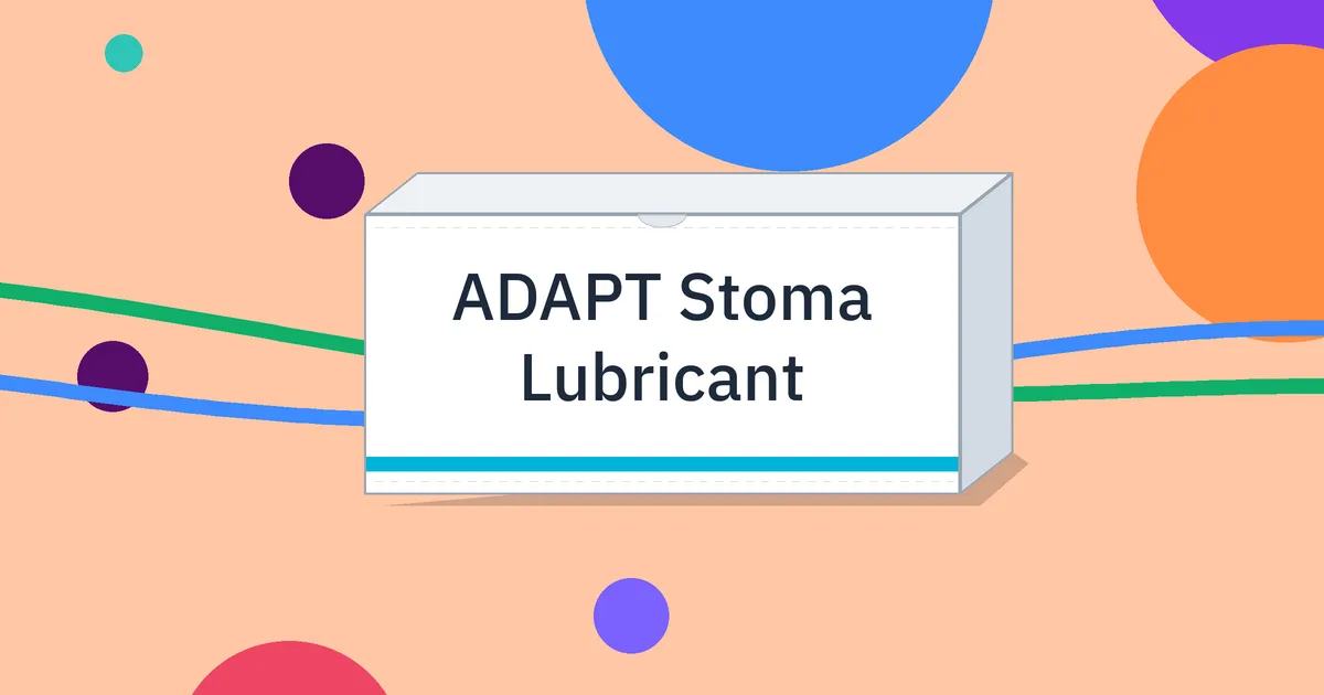 Symbolbild: Packung mit der Aufschrift ADAPT Stoma Lubricant (PZN 00888296) – Verfügbarkeit und Bezug in Apotheken in Frankfurt am Main