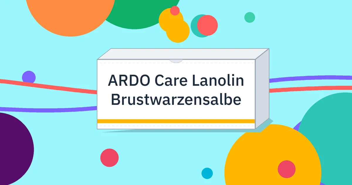 Symbolbild: Packung mit der Aufschrift ARDO Care Lanolin Brustwarzensalbe (PZN 18386856) – Verfügbarkeit und Bezug in Apotheken in Frankfurt am Main