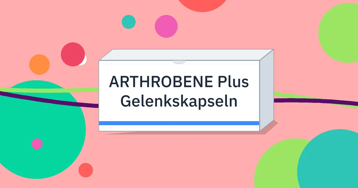 Symbolbild: Packung mit der Aufschrift ARTHROBENE Plus Gelenkskapseln (PZN 07014293) – Verfügbarkeit und Bezug in Apotheken in Frankfurt am Main