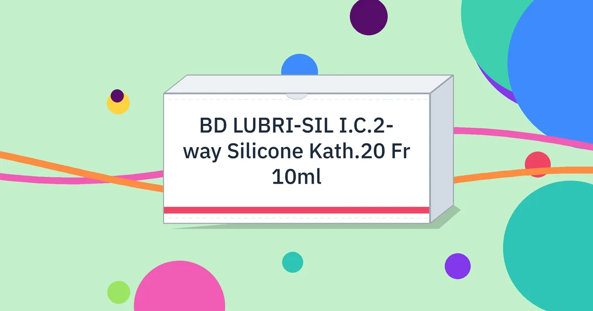 Symbolbild: Packung mit der Aufschrift BD LUBRI-SIL I.C.2-way Silicone Kath.20 Fr 10ml (PZN 20594585) – Verfügbarkeit und Bezug in Apotheken in Frankfurt am Main