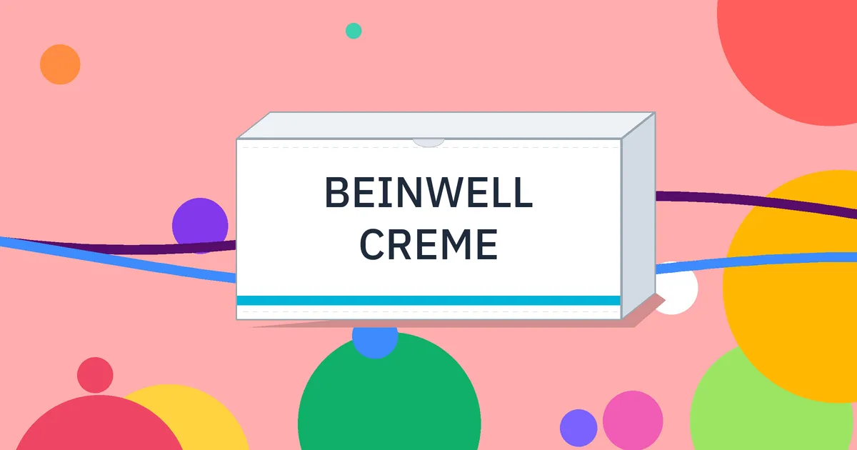 Symbolbild: Packung mit der Aufschrift BEINWELL CREME (PZN 17882441) – Verfügbarkeit und Bezug in Apotheken in Frankfurt am Main