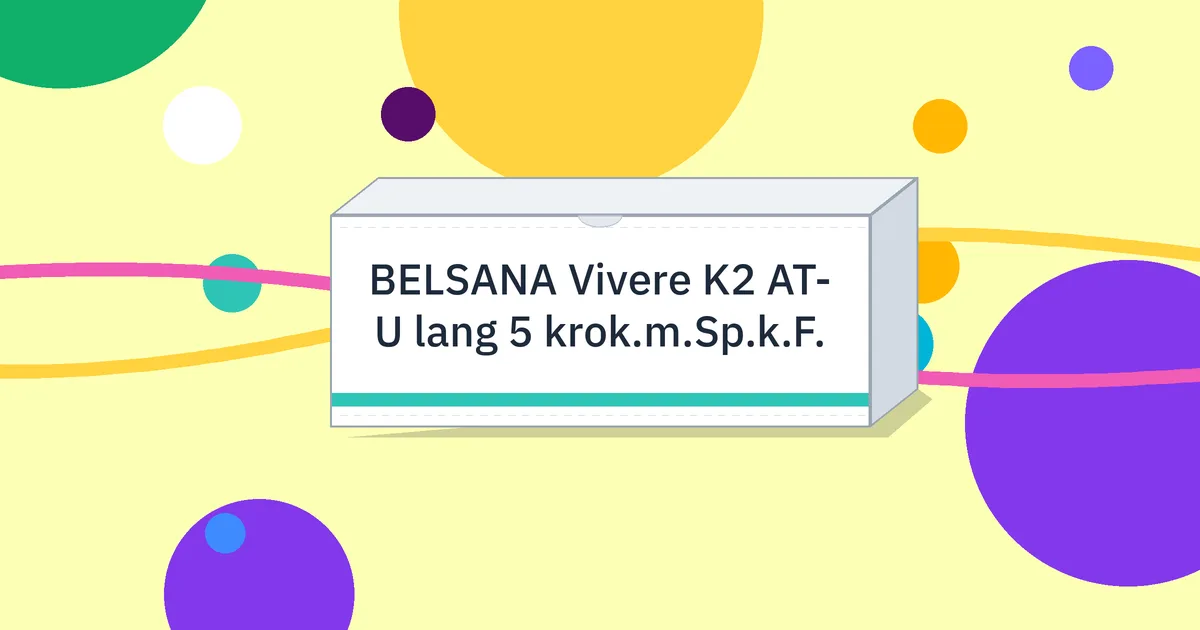 Symbolbild: Packung mit der Aufschrift BELSANA Vivere K2 AT-U lang 5 krok.m.Sp.k.F. (PZN 08539460) – Verfügbarkeit und Bezug in Apotheken in Frankfurt am Main