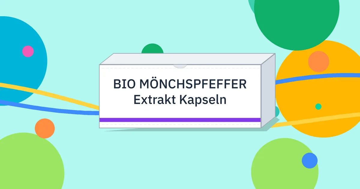 Symbolbild: Packung mit der Aufschrift BIO MÖNCHSPFEFFER Extrakt Kapseln (PZN 20376061) – Verfügbarkeit und Bezug in Apotheken in Frankfurt am Main