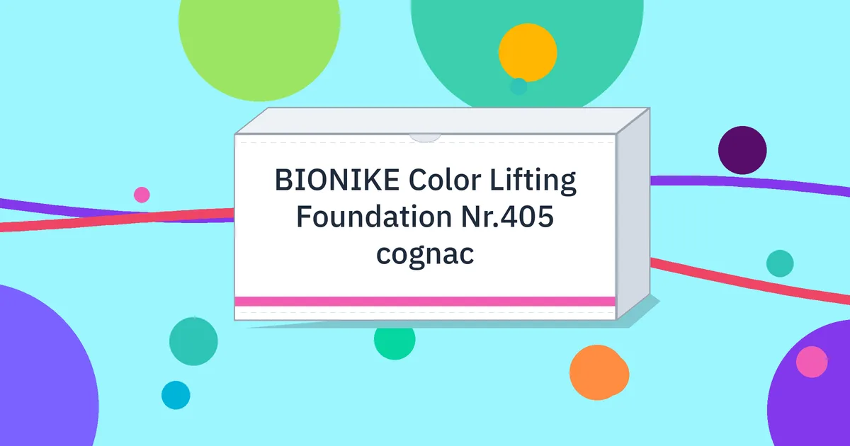 Symbolbild: Packung mit der Aufschrift BIONIKE Color Lifting Foundation Nr.405 cognac (PZN 12606334) – Verfügbarkeit und Bezug in Apotheken in Frankfurt am Main