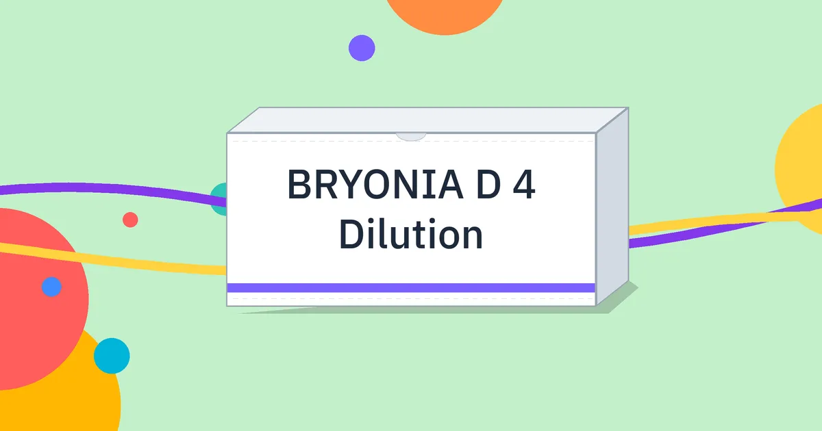 Symbolbild: Packung mit der Aufschrift BRYONIA D 4 Dilution (PZN 01761221) – Verfügbarkeit und Bezug in Apotheken in Frankfurt am Main